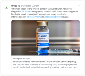 History | Civica Rx | Timeline-2023